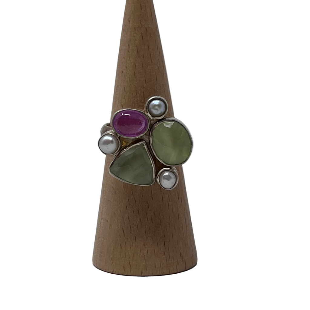 Gemstone Cluster Fashion Rings Crystals | Picayune Cellars & Mercantile