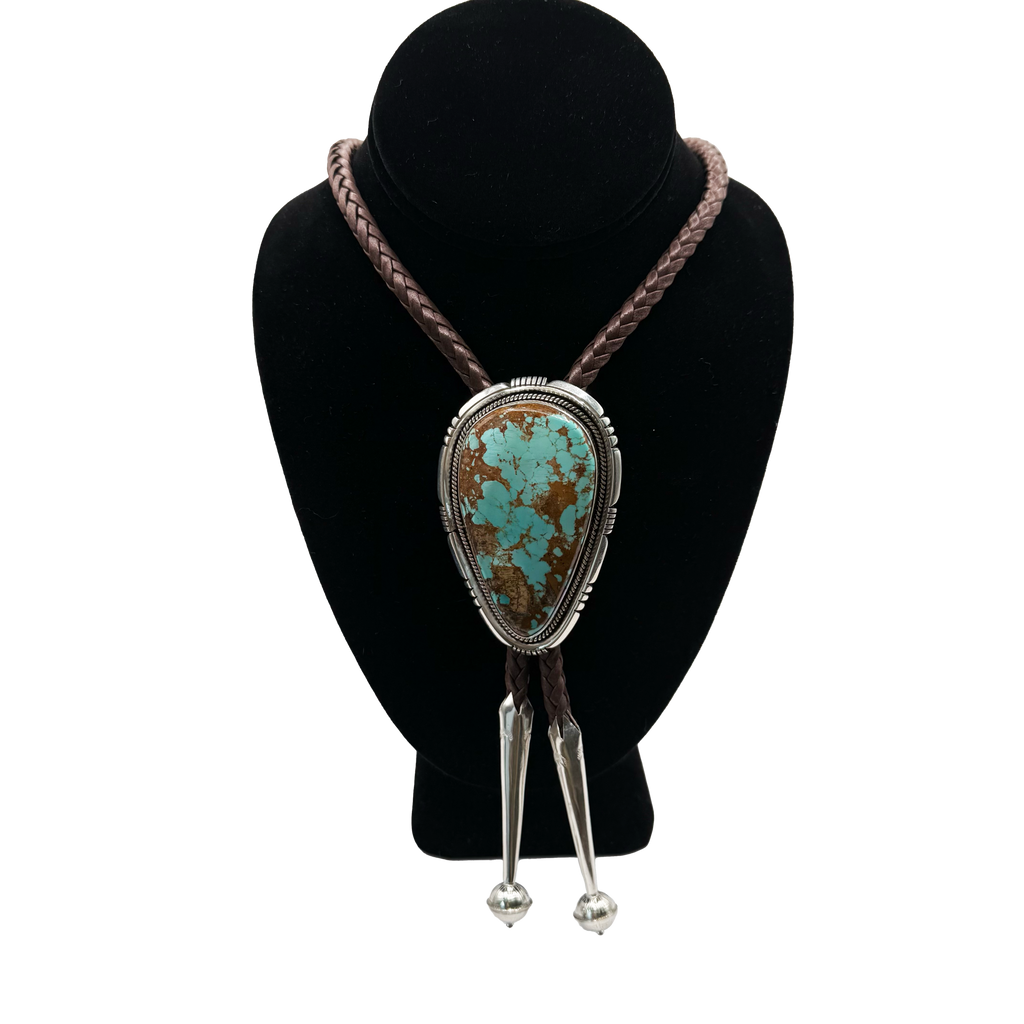 Turquoise Triangle Bolo Tie | Picayune – Picayune Cellars & Mercantile