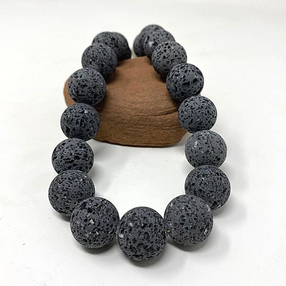 Large Lava Bead Necklace | Picayune – Picayune Cellars & Mercantile